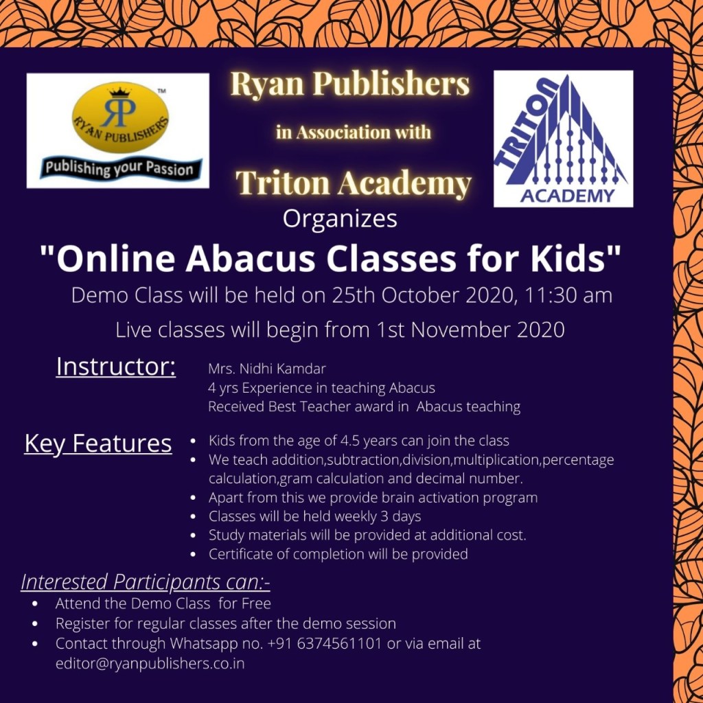 Online Abacus Training – Ryan Publishers